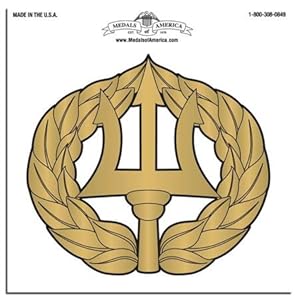 Command Ashore Badge navy Decal - - Amazon.com