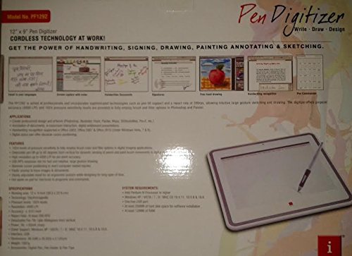 Buy iball 12 X 9 Cordless Pen Digitizer Drawing Pen Tablet Pf1292 on ...