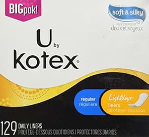 SALE! U By Kotex Lightdays Pantiliners, Regular, 129 - Best Women's ...
