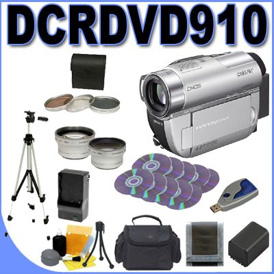 Sony Handycam DCR-DVD910 - Camcorder - widescreen - 2.3 Mpix - optical ...