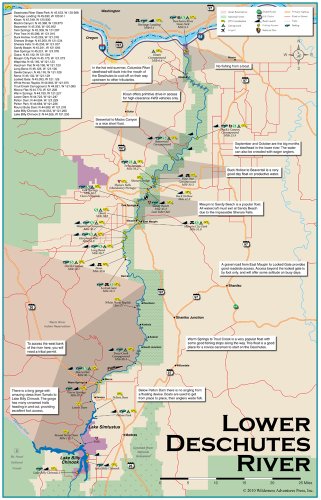 Lower Deschutes River Map