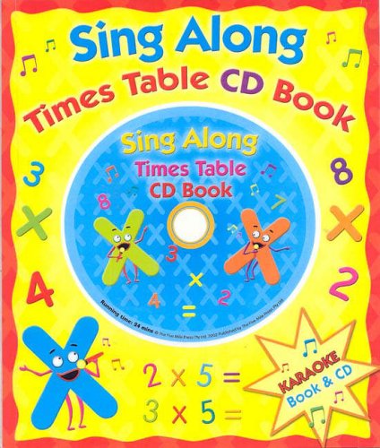 Time Table Sing Along CD Book - Ages 4-8