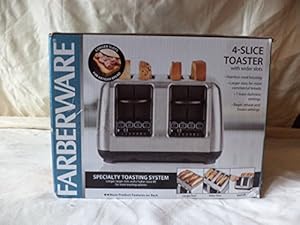 Amazon.com: Farberware 4-slice Toaster, Stainless Steel: Kitchen & Dining