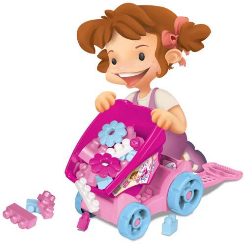 legos for sale: Mega Bloks Fill and Dump Wagon Pink