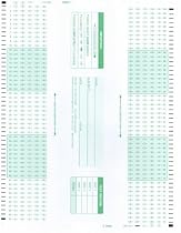 884-E CNC Inc. Scantron Compatible 200 Question OCR OMR Test Form, 500 ...