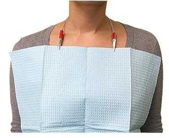 Amazon.com: Dental Patient Bibs for Dental Office - Color: White ...