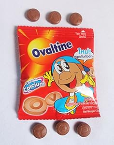 Ovaltine Tablet Malt Chocolate 12g.(12 Pieces in Pack)