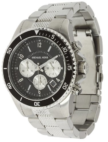 Michael Kors Mens MK8174 Casual Classic Chronograph Black Dial Watch ...