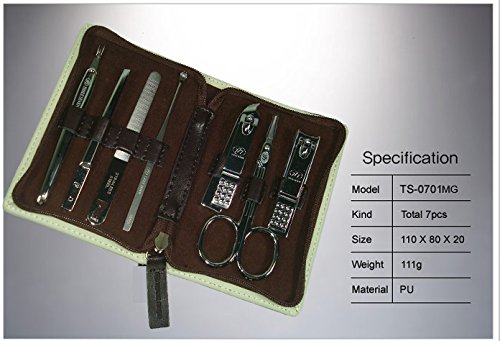 Three Seven 777 Travel Manicure Pedicure Grooming Kit Set Total ...