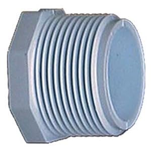 PVC Threaded Plugs [Set of 10] Size: 1" - Pipe Fittings - Amazon.com