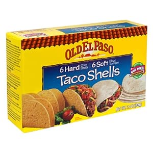 Amazon.com : Old El Paso Hard and Soft Taco Shells, 7.4-Ounce Boxes ...