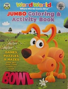 Amazon.com: WordWorld: Jumbo Coloring & Activity Book: WordWorld: Toys ...