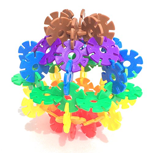 VIAHART Brain Flakes 500 Piece Interlocking Plastic Disc Set | A ...