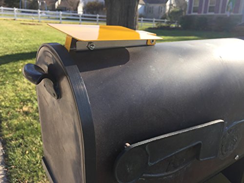 Mail Time! ® Yellow Mailbox Alert Signal Flag for Long Driveways Home ...