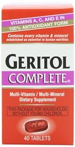 Geritol Complete Tablets, 40 Count (Pack of 2)