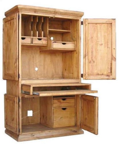 Computer Armoire (Brown) (75.00″H x 42.00″W x 24.00″D) Reviews | Home ...