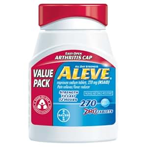 Amazon.com: Aleve Tablets with Easy Open Arthritis Cap, 270 Count ...