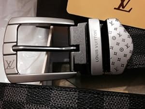 White Checkered Louis Vuitton Belt | Paul Smith