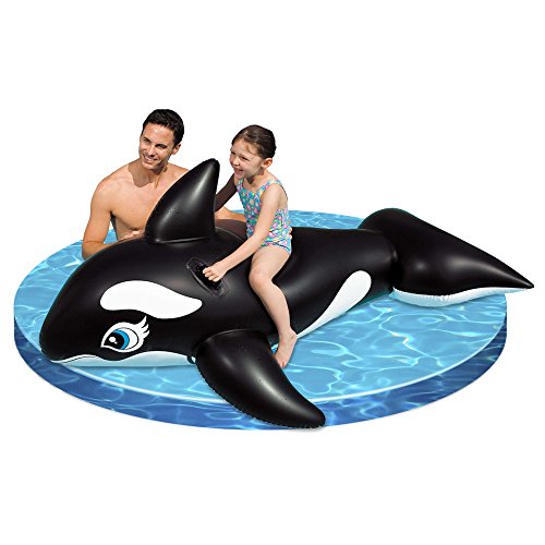 Intex Ride On Jumbo Whale Pool Inflatable Tube Float Kids Toy Outdoor ...