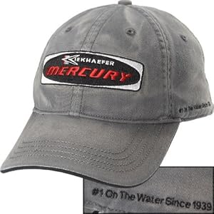 Amazon.com : Mercury Marine Nostalgic Kiekhaefer Hat Embroidered ...