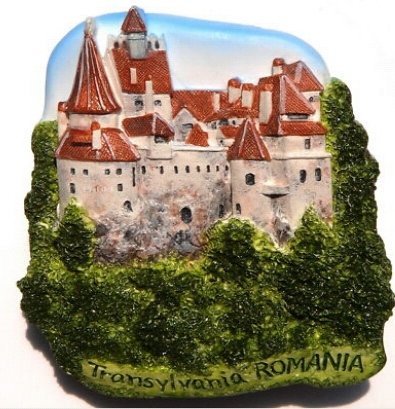 Bran Castle Dracula Transylvania Romania 3D Thai Magnet Hand Made Craft ...