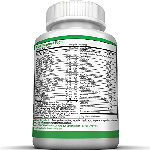 Super Daily Multivitamin for Men Women Over 40 50 60 and Seniors. Best ...