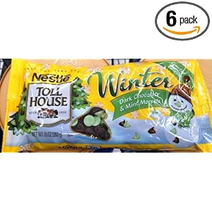 Nestle Toll House Winter Theme (Dark Chocolate and Mint) Baking Morsels ...