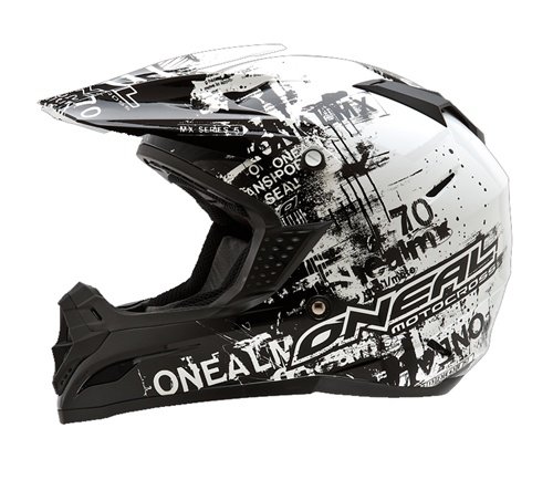 O’Neal Racing 5 Series Toxic Helmet – Small/White | Best Quality Helmets