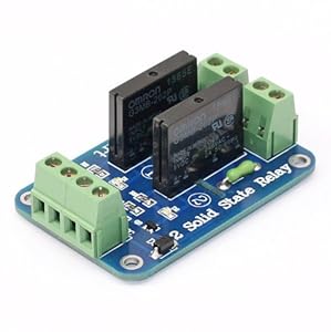 Amazon.com: SainSmart 5V 2-Channel Solid State Relay Board for Arduino ...
