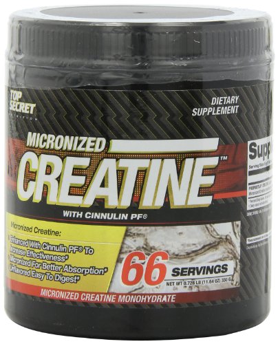 Top Secret Nutrition Micronized Creatine Grams, 330 Gram - Health ...