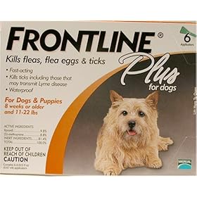 Merial Frontline Plus Flea and Tick Control for Dogs and Puppies ...