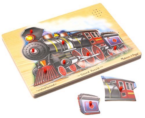 Wood Puzzles: Melissa & Doug Train Sound Puzzle