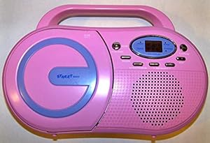 Amazon.com : Street Beat CD-10 PINK Portable CD Player with Speaker ...