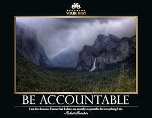 Amazon.com: Motivational Poster - Be Accountable (24 x 30 in): Home ...