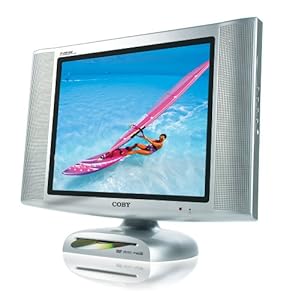 Amazon.com: Coby TFDVD1560 15-Inch LCD TV with Front Loading DVD Player ...