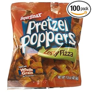 Pretzel Poppers Zesty Pizza, 1.5-Ounce Units (Pack of 100)