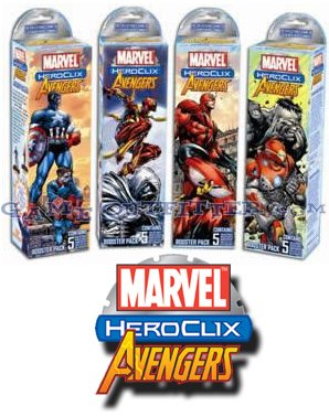 Marvel Heroclix AVENGERS Booster Brick (10ct)
