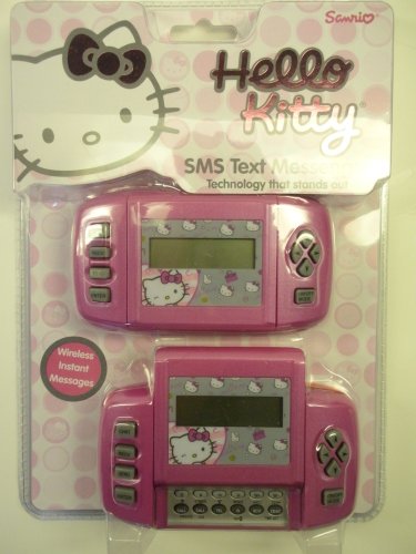 Walkie Talkies: Sanrio Hello Kitty SMS Text Messengers - Pink & Grey