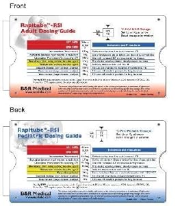 Amazon.com: Rapitube RSI Dosing Guide, 20 Cards: Health & Personal Care