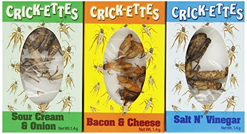 Crick-ettes Seasoned Crickets (Pack of 24) Food, Beverages Tobacco Food ...