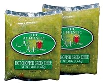 6 Lbs Authentic New Mexican Frozen Hot Chopped Green Chile ...
