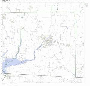 Amazon.com: Decatur County, Georgia GA ZIP Code Map Not Laminated: Home ...