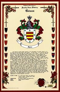 Amazon.com: Gomez Coat of Arms/Crest and Family Name History, meaning ...