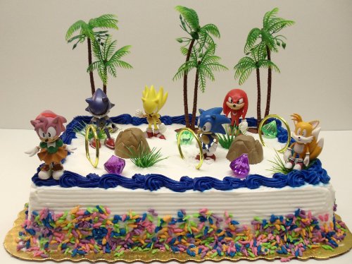 Unique 12 Piece Classic Sonic the Hedgehog Cake Philippines | Ubuy