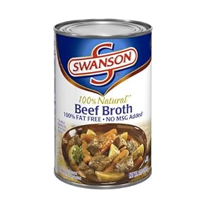 Amazon.com : Swanson Beef Broth, 14.5 oz. Cans, 24 Count : Packaged ...