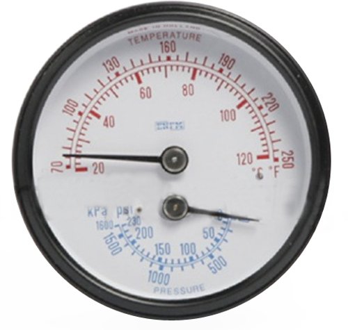 Onlinepoolshop.com : Pentair RA0079000 Temperature and Pressure Gauge ...