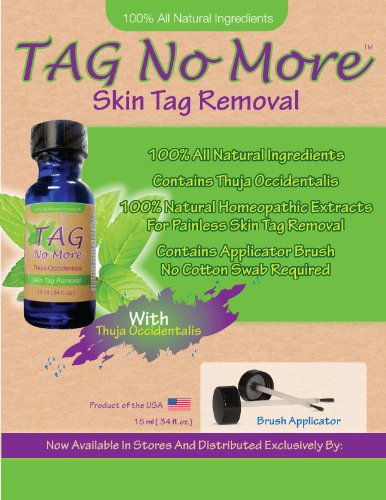Skin Tag Remover Contains Thuja Occidentalis, 15 ml/0.34 Ounce, 100% ...