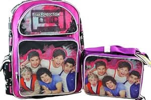 Amazon.com: One Direction Backpack - 1d Cassette Harry Neil 16" Large ...