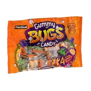 Amazon.com : Frankford Gummy Bugs Candy - 50 CT : Grocery & Gourmet Food