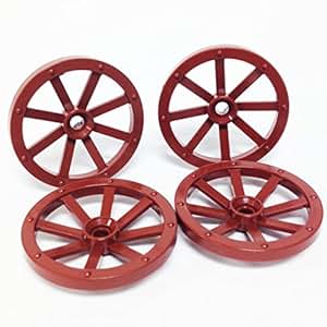 Amazon.com: Lego Parts: Wheel Wagon Large (33mm Diameter) (PACK of 4 ...
